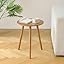 Amazon.com: AWASEN Round Side Table, Small End Table for Living Room ...