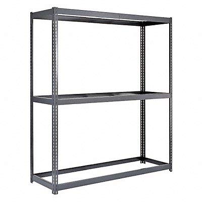 Edsal RL2452 Boltless Double Rivet Lock Bulk Storage Rack with Particle ...
