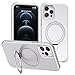 Amazon.com: TIANLI Designed for iPhone 12 Pro Max/13 Pro Max Case with Magnetic Invisible Ring ...