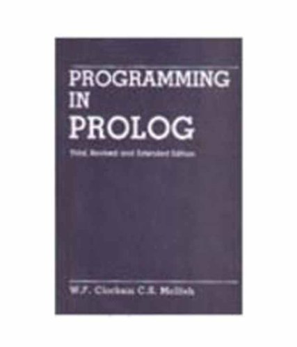 Programming In Prolog : W.F. Clocksin: Amazon.in: Books