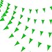 Amazon.com: Consummate 100 Feet Green Pennant Banners Flags String ...