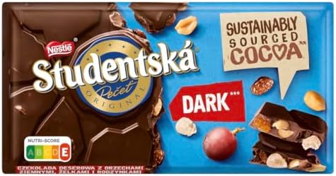 Amazon.com : Orion Studentska Dark Chocolate Raisins and Nuts 170 g ...