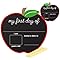 Amazon.com: Pearhead First and Last Day of School Chalkboard, Reusable ...