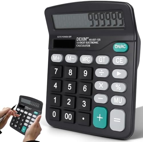Canon Calculatrice compacte à 12 Chiffres AS-1200, Noir : Amazon.fr ...