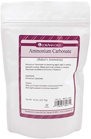 Amazon.com : Baker's Ammonia (Ammonium Carbonate Powder) (1 oz, ZIN ...
