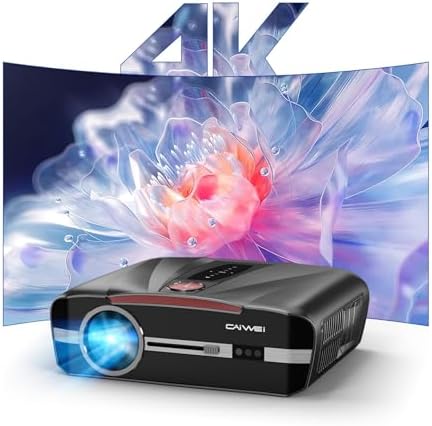 4K Daytime Projector 1800 ANSI Bright Room Home Theater Smart ...