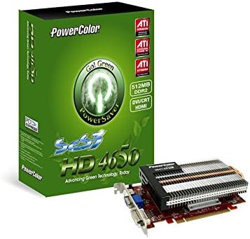 Amazon.com: PowerColor ATI Radeon SCS3 HD 4650 512 MB DDR2 128bit ...