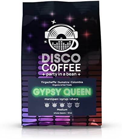 Amazon.com : Disco Coffee Organic Medium Roast Gypsy Queen Coffee Blend ...