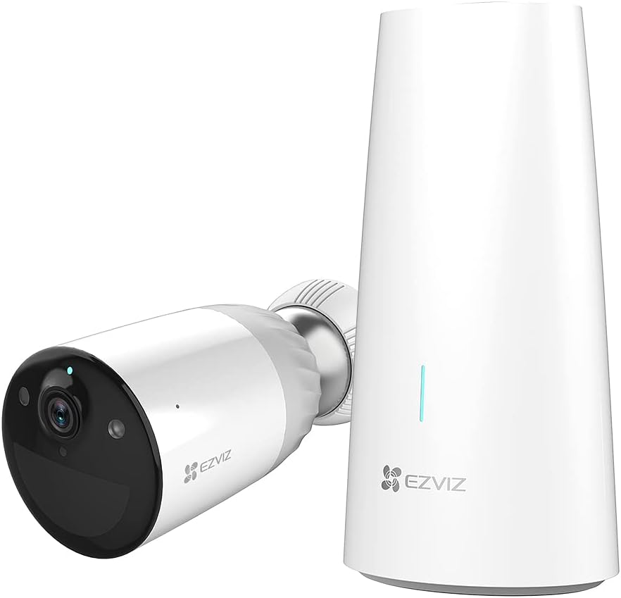 EZVIZ CB5 4K Telecamera Wi-Fi Esterno a Batteria Solare, 100% Senza ...