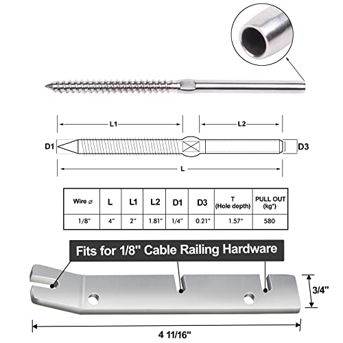 Snapklik.com : BLIKA 100 Pack T316 Stainless Steel Right&Left Handed ...