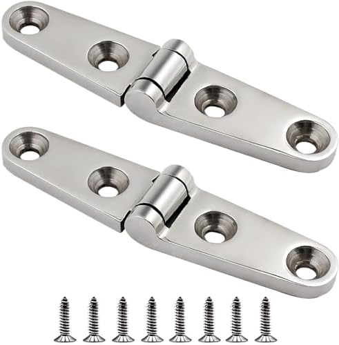 10PCS Side Rail Hinges, Lokatall Jewelry Box Hinges Marine Boat Door ...