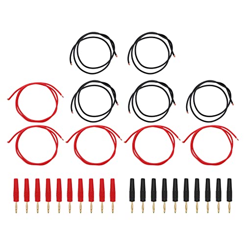 5 Pack 2mm Male to Male 10A Welding Test Cable with 30V AC 60V DC for ...