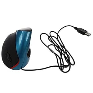 Amazon.in: Buy 2X(Vertical USB Mouse 1000DPI Ergonomic Mouse Blue ...