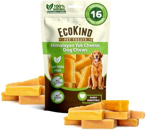 EcoKind Premium Gold Yak Cheese Himalayan Dog Chews, Healthy Dog Treats ...