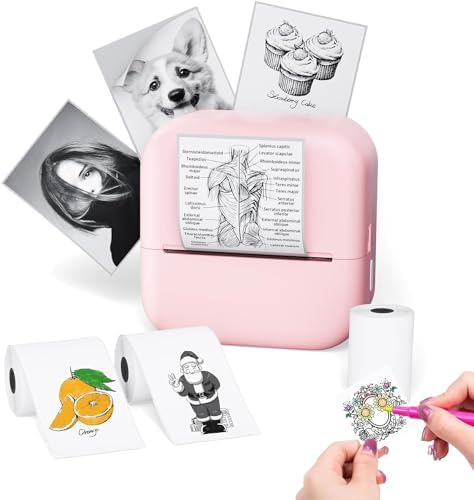 Amazon.com: Crmanedy Portable Inkless Sticker Maker，Bluetooth Sticker ...