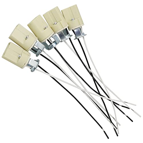 G9 Base Socket FMHXG 5PCS G9 Ceramic Lamp Base Holder Connector, Led ...