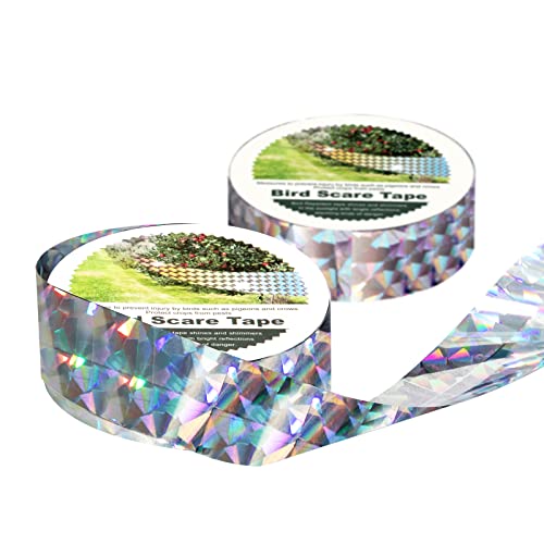 OFFO Bird Reflective Tape, 200m(660feet) Bird Scare Tape Pigeon ...