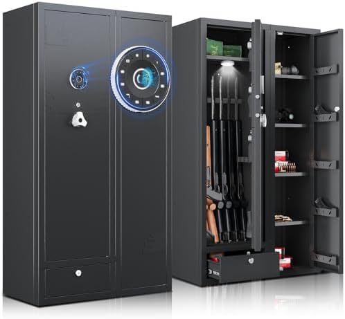 Amazon.com: Large Rifle Safe for Home, High End Gun Safes for Rifles ...