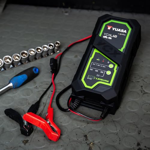 Yuasa YCXL12 12V 12A Van & Caravan Leisure Battery Smart Charger ...