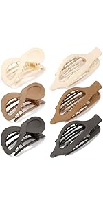 Amazon.com : ATODEN Flat Hair Clips for Thick and Thin Hair - Matte ...
