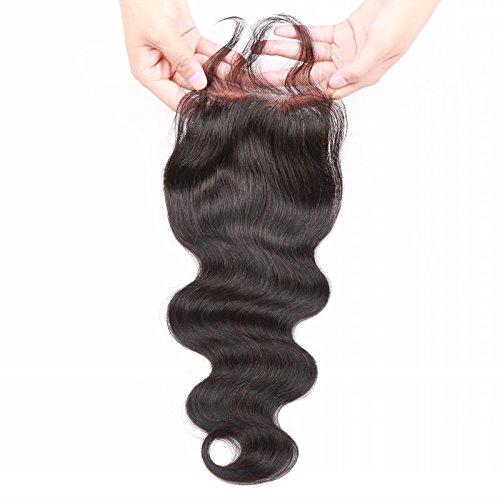 Amazon.com : Joyme Beauty 4x4 Lace Closure Free Part With Baby Hair ...