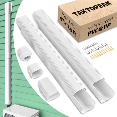 Amazon.com: TURBRO 4" W × 14' L Decorative PVC Line Cover Kit for Mini ...