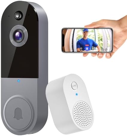 Amazon.com: BoldFlex 1080P Wireless Video Doorbell Camera, Night Vision ...