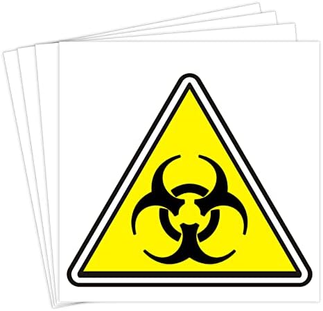 Amazon.com: dealzEpic - Biological Hazard (Biohazard) Risk Warning ...