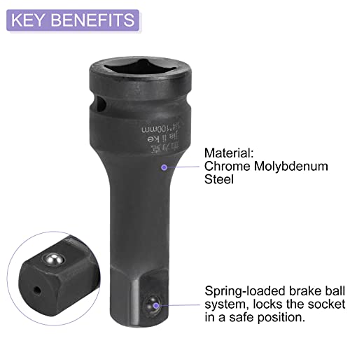 UHATa Drive Extension Bar for Torque Limiting Impact Socket – 3/4 Inch ...