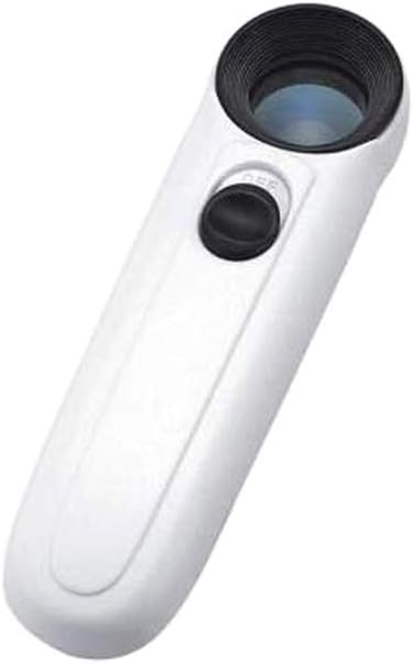 Amazon.com: 40X Handheld Magnifier High Power Hand Held Illuminated ...