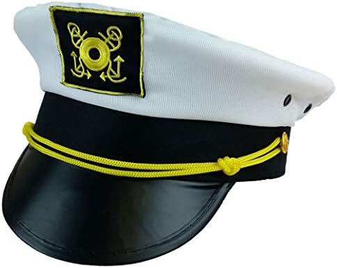 Amazon.com: Funny Party Hats Yacht Captain Hat - 6 Pack - Sailor Hats ...