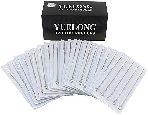 Amazon.com: Yuelong 100pcs Mix Traditional Needles Disposable Long Bar ...