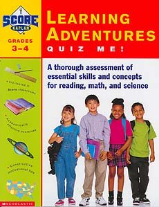 KAPLAN EDUCATIONAL CENTERS... Learning Adventures, QUIZ ME. Gr. 3-4 ...