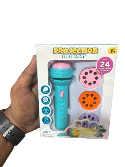 Buy MARWA Mini Projector Torch Toy Slide Flashlight Projector Torch for ...