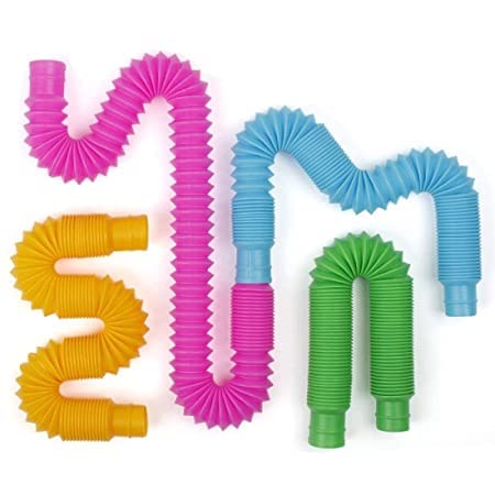 Buy JAPZIYA Pack of 6 Music Pipe Stress Anxiety Relief Sensory Bendable ...