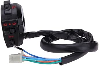 Amazon.co.jp: Indicator Switch Motorcycle Dual Sport Left Switch Light ...