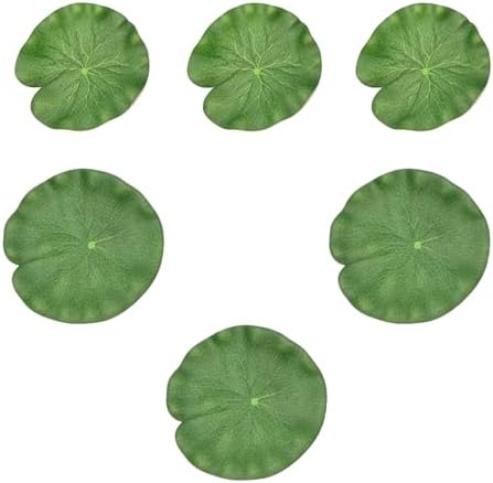 Amazon.com: BRBASAP 6Pcs Realistic Floating Lily Pads for Ponds ...