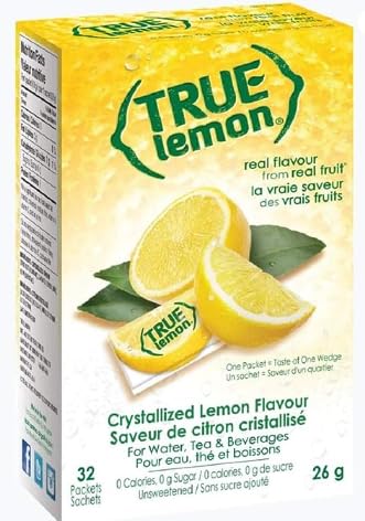 True Lemon Packets – Limón cristalizado para agua, 32 unidades ...