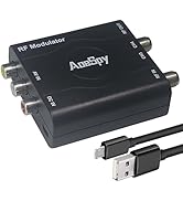 Amazon.com: RF Modulator RCA Coaxial Adapter UHF Demodulator Converter ...