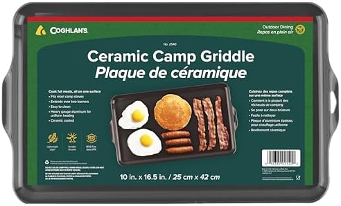 Amazon.com: Coghlan's Camp Griddle, Lightweight Aluminum, 16.5 x 10 ...