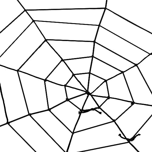 Amazon.com : Halloween 200In Huge Spider Web with 2 Giant Realistic ...