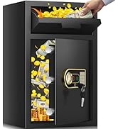 2.6 Cubic Fireproof Depository Safe with Drop Slot, Electronic Anti ...