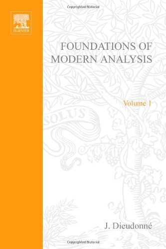 Buy Foundations of Modern Analysis: 001 (Pure & Applied Mathematics S ...