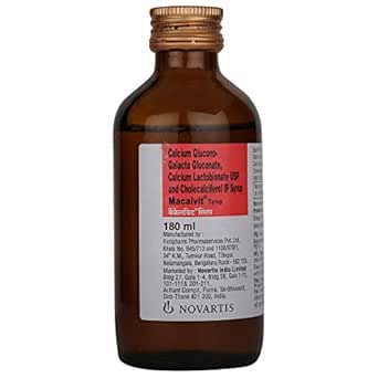 Macalvit - Bottle of 180 ml Syrup : Amazon.in: Health & Personal Care