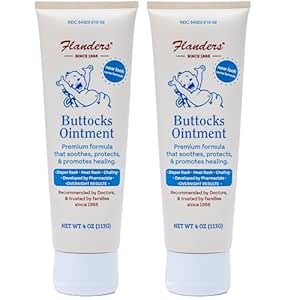 Amazon.com: Flanders Buttocks Ointment - Crema para la erupción del ...