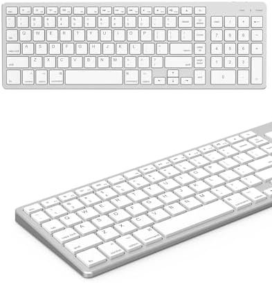 Amazon.com: Apple Wireless Keyboard with Bluetooth - Silver (Renewed ...