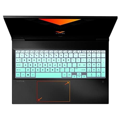 VNJ ACCESSORIES Silicone Keyboard Skin Cover for HP Victus 15 (15.6 ...