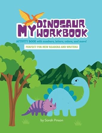 MY DINOSAUR WORKBOOK: activity sheets involving reading, counting, and ...