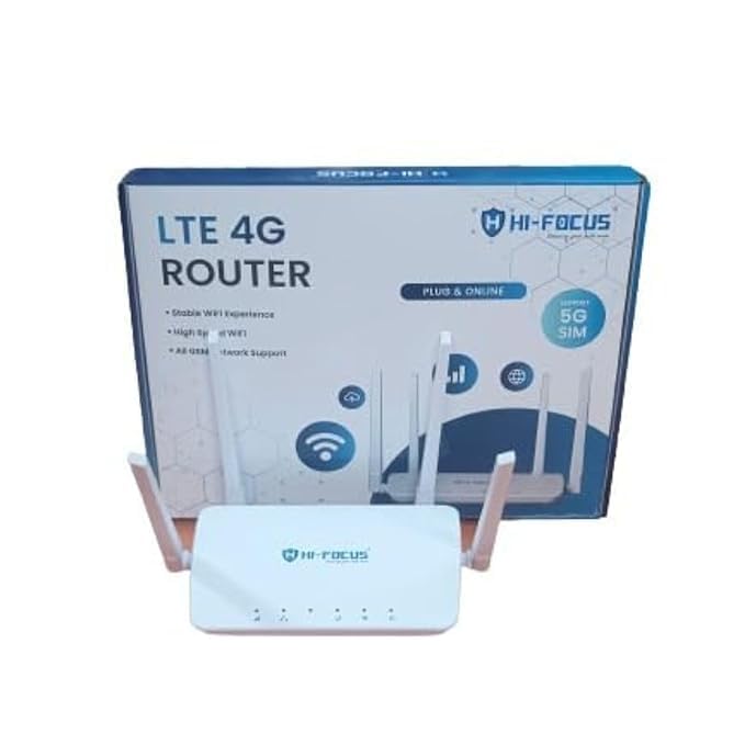 HI-Focus WiFi Router Support All Network 5G(Speed ONLY 4G) /4G/3G ...