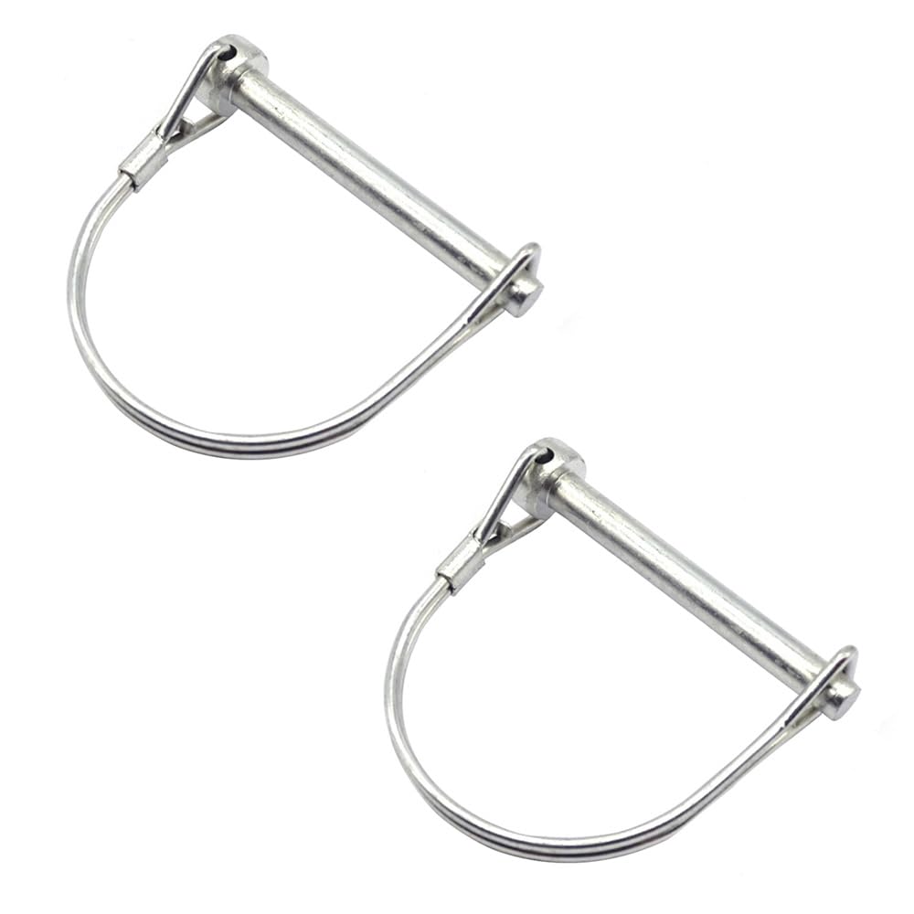 Wire Lock Pin, 2Pcs Quick Release Safety Coupler Shaft Locking Pin Pto ...